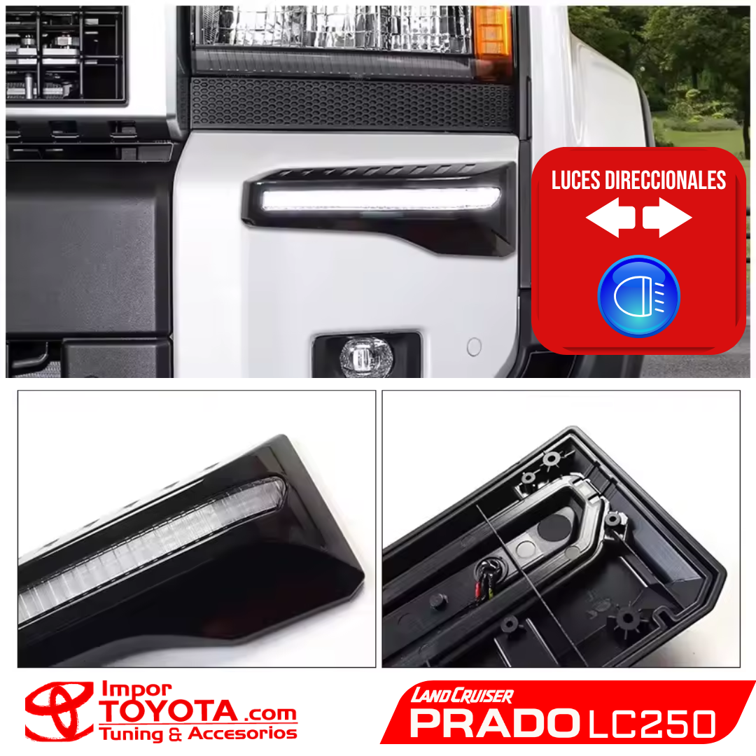 DRL para Toyota Land Cruiser Prado LC250 2024 - 2025+ – importoyota ...