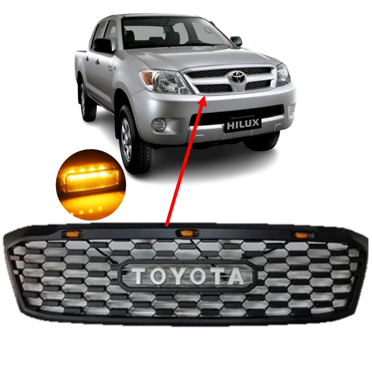 Persiana LED TRD Toyota Hilux Vigo – importoyota.colombia Persiana LED TRD Toyota Hilux Vigo – importoyota.colombia